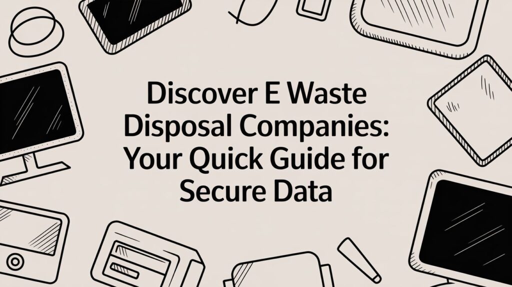 Discover E Waste Disposal Companies: Your Guide for Secure Disposal ...