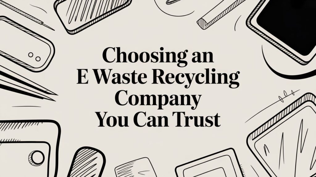 Choosing a Local or Nationwide E Waste Recycling Company You Can Trust