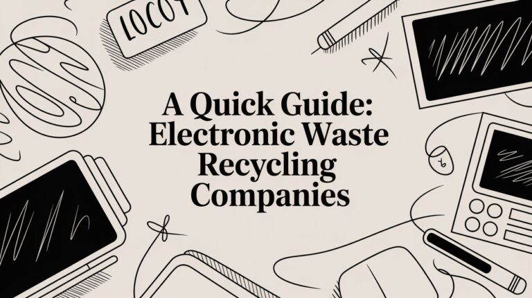 A Quick Guide to Local and Nationwide Electronic Waste Recycling Companies